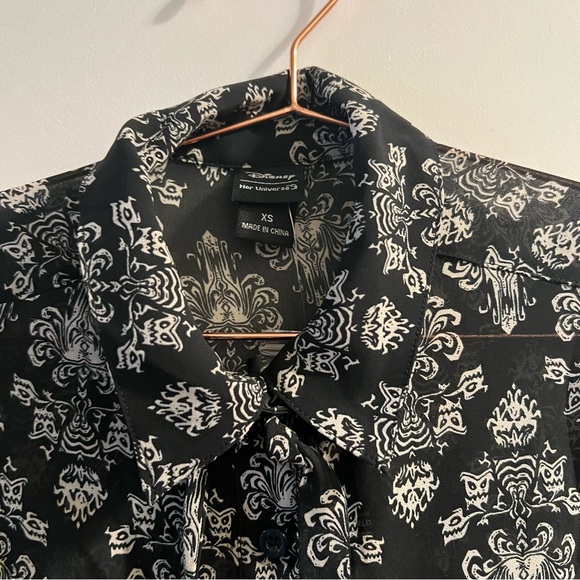 Hot Topic | Tops | Hot Topic Haunted Mansion Wallpaper Top | Poshmark